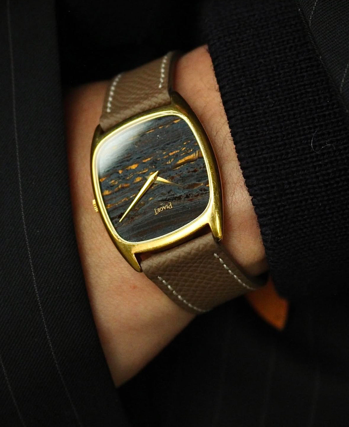 Piaget 80s 18YG Manual winding 23mm Tiger iron – C4C Vintage Watches