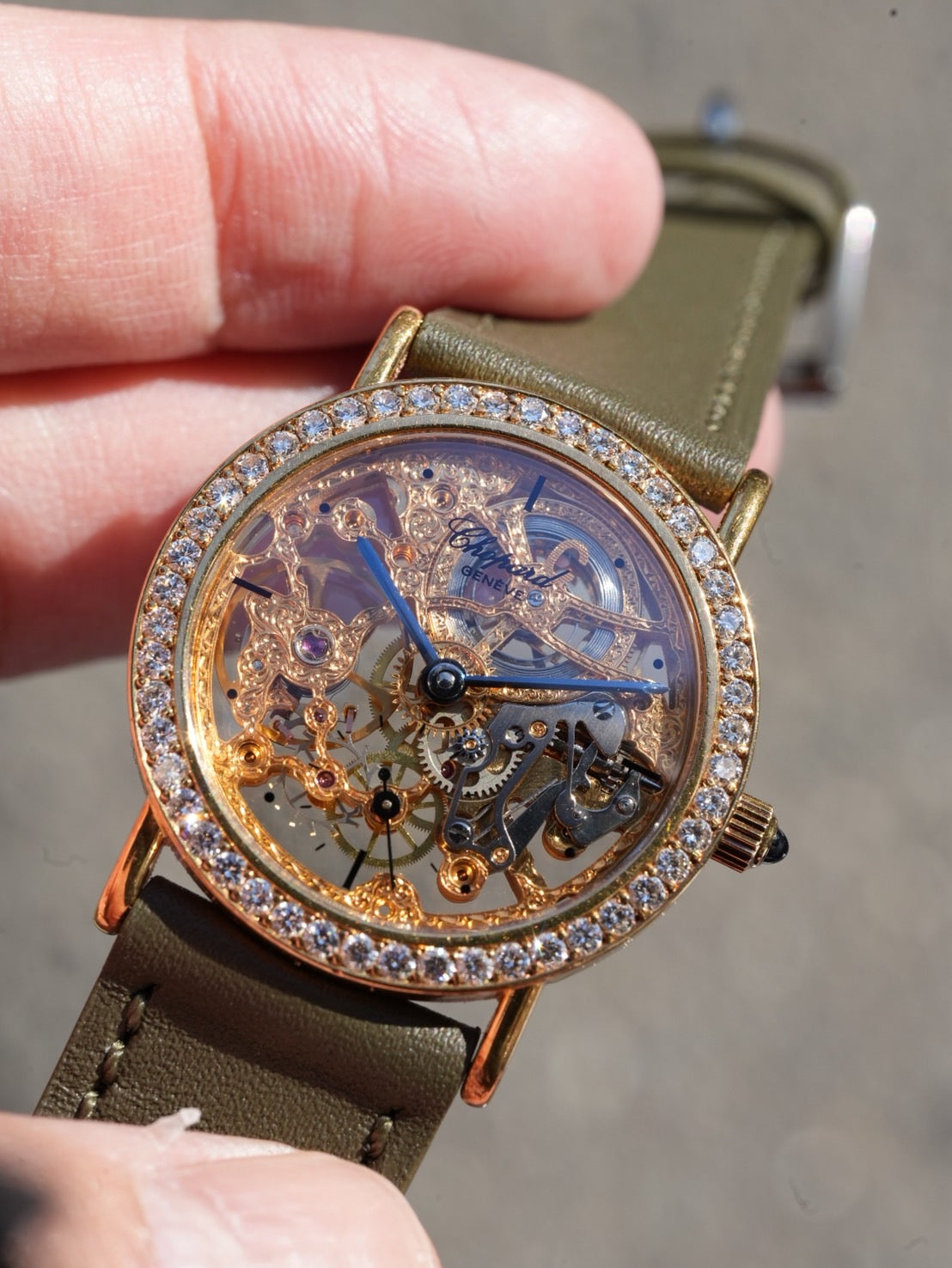 Chopard Skeleton Dress watch With box – C4C Vintage Watches